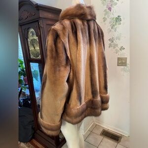 Jackets & Coats | Russian Sable Trimming Sheared Mink Fur Jacket | Poshmark